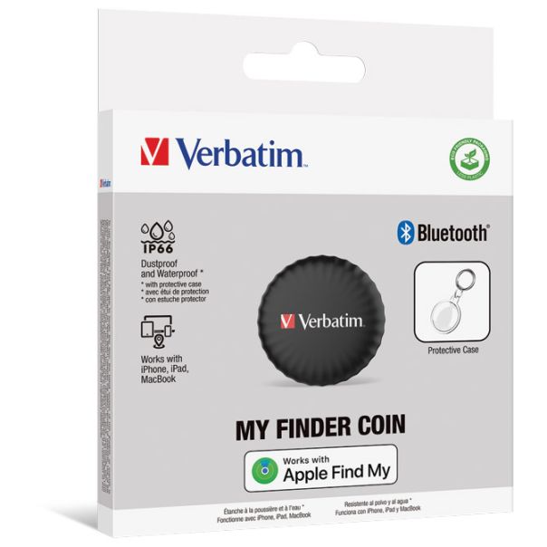 VERBATIM Lokator bluetooth My Finder Coin 32133 crni blister