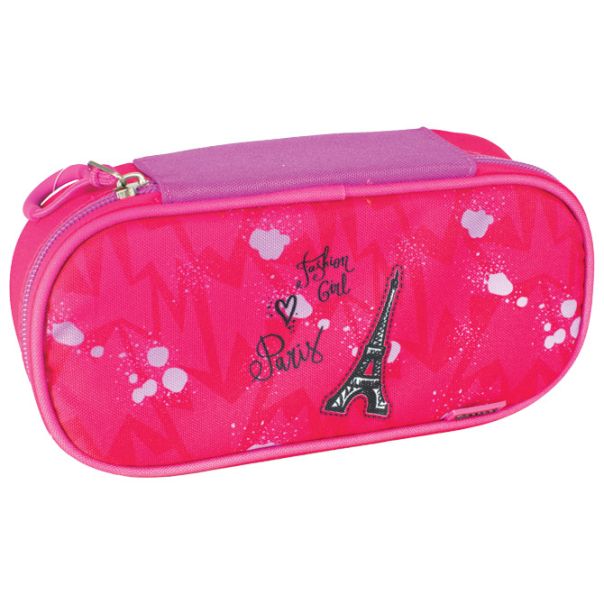 CONNECT Pernica ovalna 1zip 1preklop Paris fashion Girl 25.57410