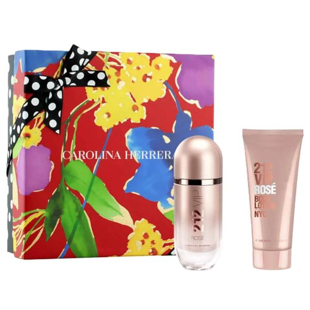 Carolina Herrera 212 Vip Rosé Set EDP 80ml + Body Lotion 100ml