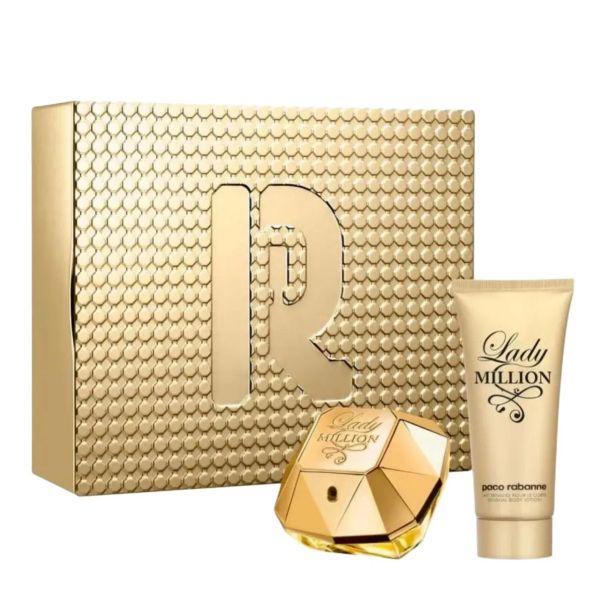 Paco Rabanne Lady Million Set EDP 80ml + Body Lotion 100ml