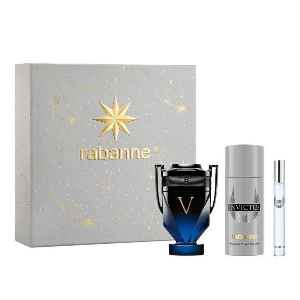 Paco Rabanne Invictus Victory Elixir Set EDP 100ml + Deodorant 150ml + EDP 10ml