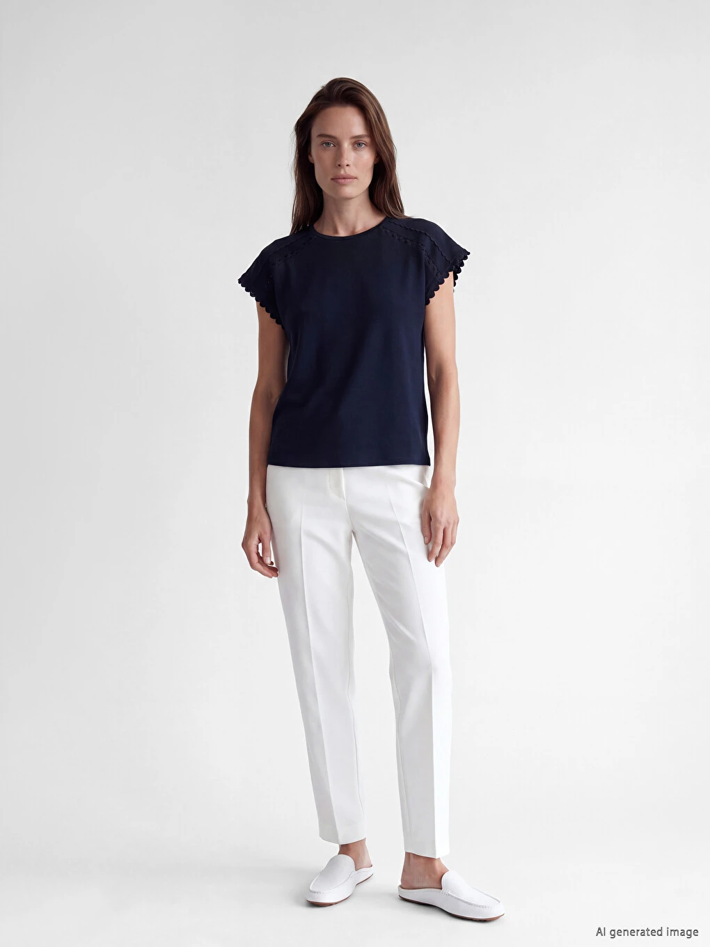 LCW Grace Bluza Sa Okruglim Izrezom I Vezom