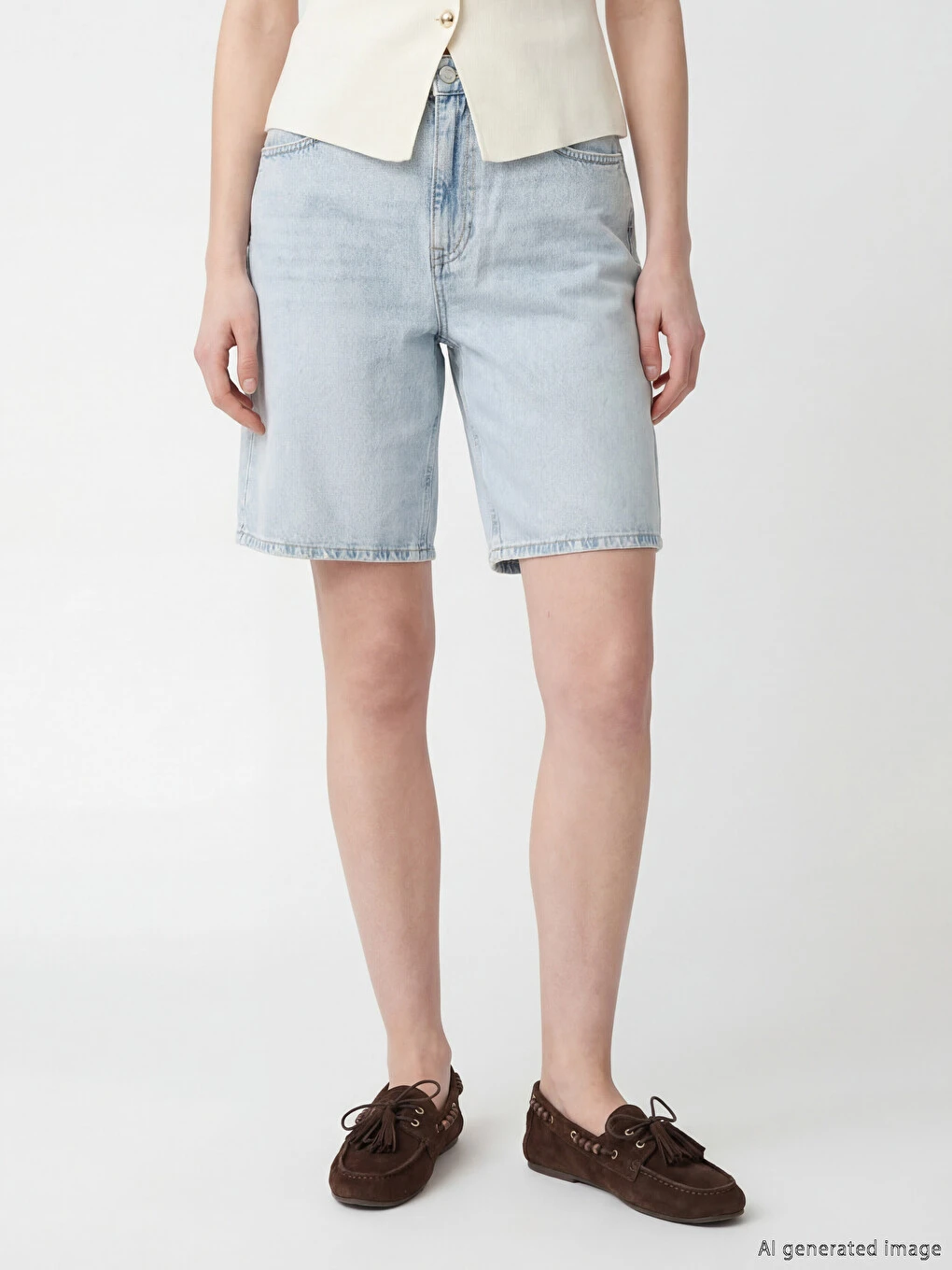 XSIDE Bermuda Fit Ženski Teksas Šorts