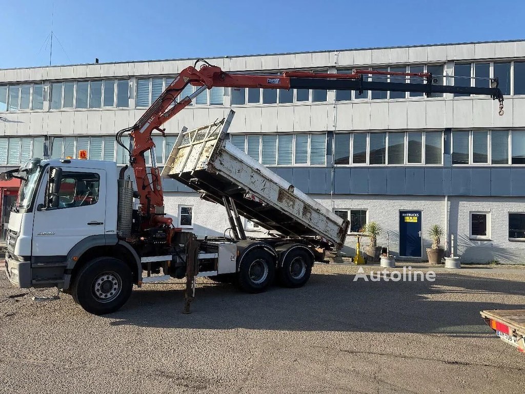 Mercedes-Benz Axor 2633 6X4 FULL STEEL TEREX 145.2 + WAF KIPPER kiper