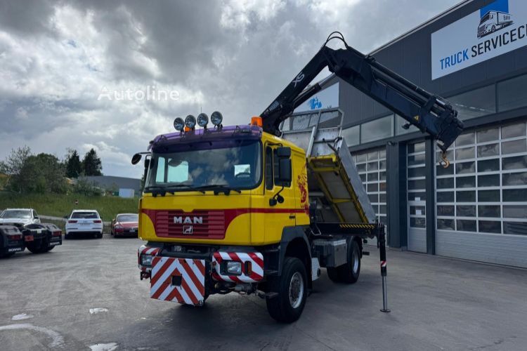 MAN F2000 19.464 4x4 Hiab 166-4 kiper