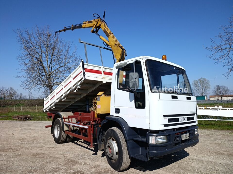 IVECO 150E18K RIBALTABILE + GRU EFFER 6500/2+2, REVISIONE OK kiper