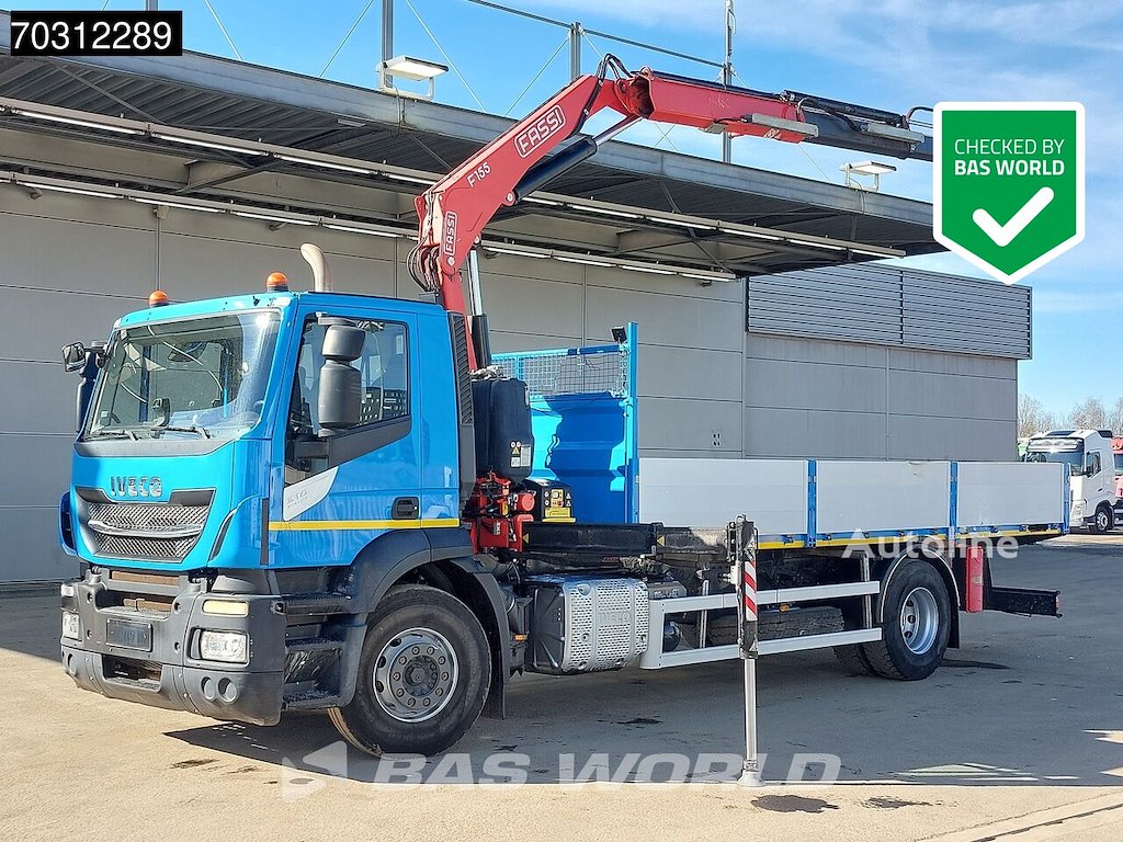 IVECO Stralis 310 4X2 ¡Próximamente!: ¡50.000 km originales! Fassi F15 kamion s ravnom platformom