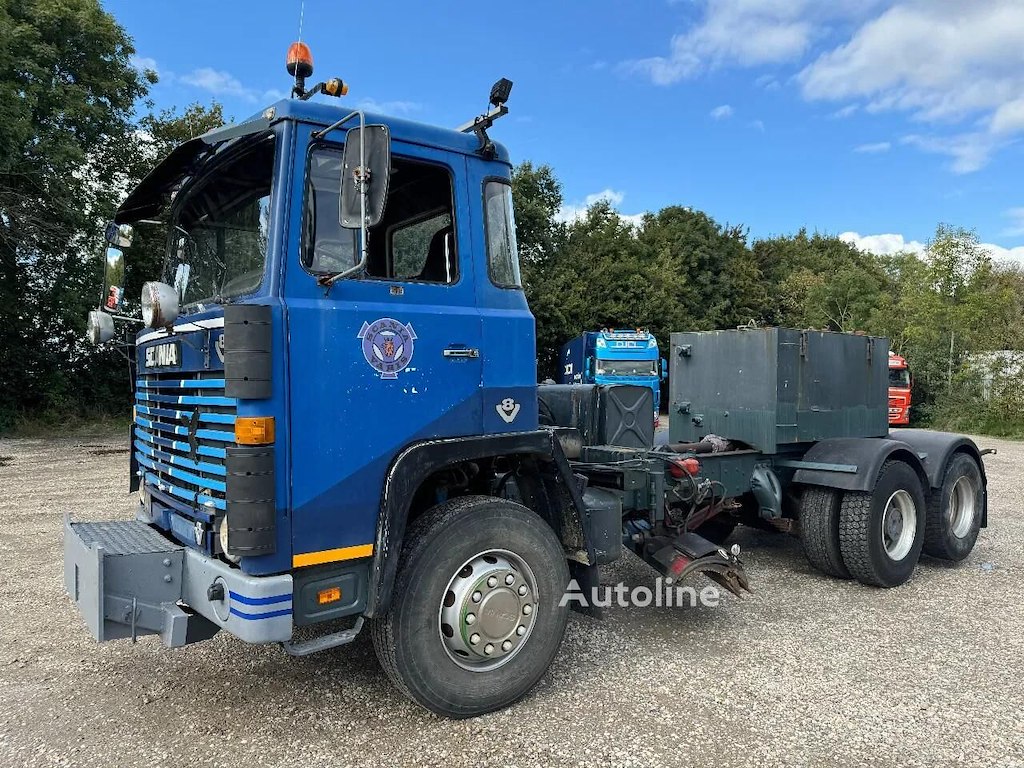 Scania LB141 V8 6X2 HUB REDUCTION - FULL STEEL SUSP. - MANUAL GEAR kamion šasija