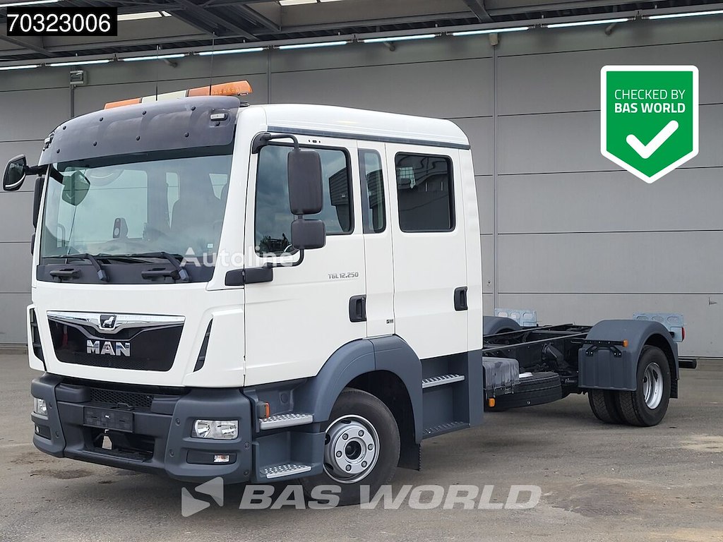 Novi MAN TGL 12.250 TGL 4X2 NEW 12tons chassis Crew cabin Manual Euro 6 kamion šasija