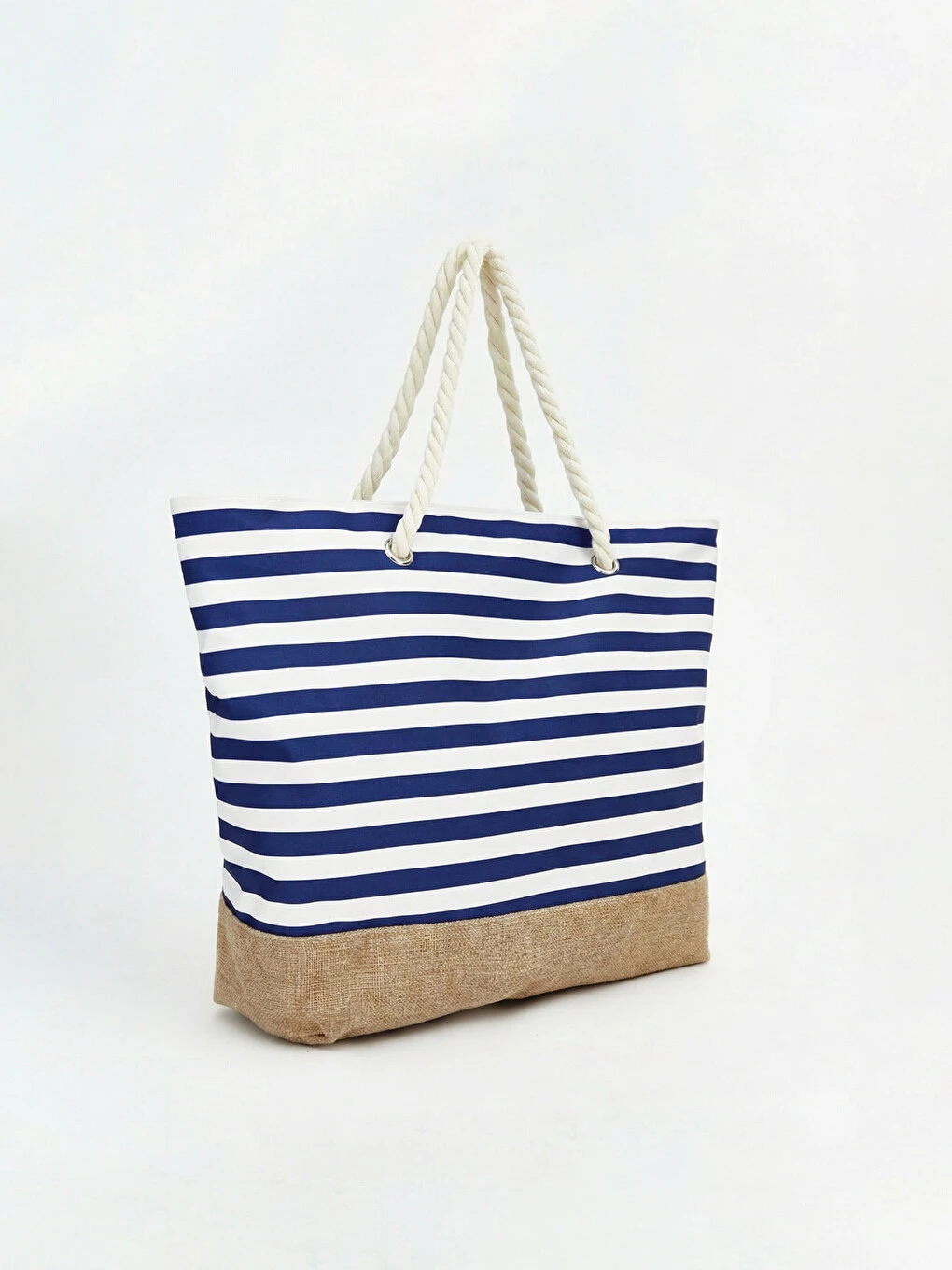 LCW ACCESSORIES Prugasta Ženska Torba Za Plažu Od Ratana