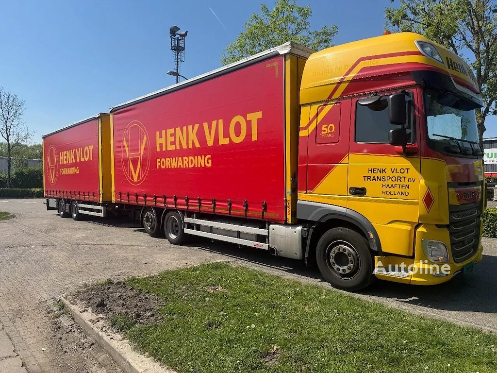 DAF XF 480 6X2 JUMBO + WECON HANGER SLIDING ROOF kamion sa klizna zavesa cerada