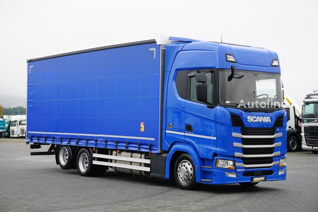 Scania S 500 / ACC / E 6 / FIRANKA / 20 PALET / DŁ. 8,1 M / RETARDER kamion sa klizna zavesa cerada
