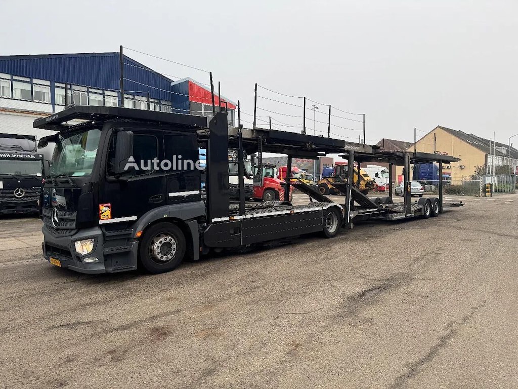 Mercedes-Benz Actros 1843 EURO 6 + KÄSSBOHRER HANGER TÜV TILL 11-2026 autotransporter + prikolica autotransportera