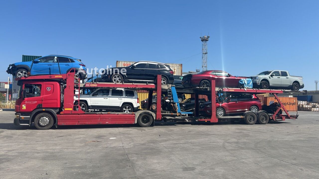 Scania autotransporter + prikolica autotransportera