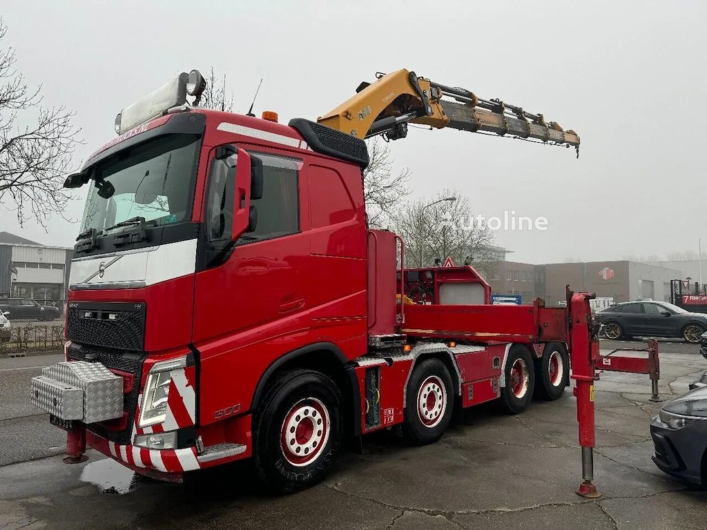 Volvo FH 500 8X4 - EURO 6 + HIAB 622 EP-6 HIPRO + REMOTE CONTROL kamion platforma