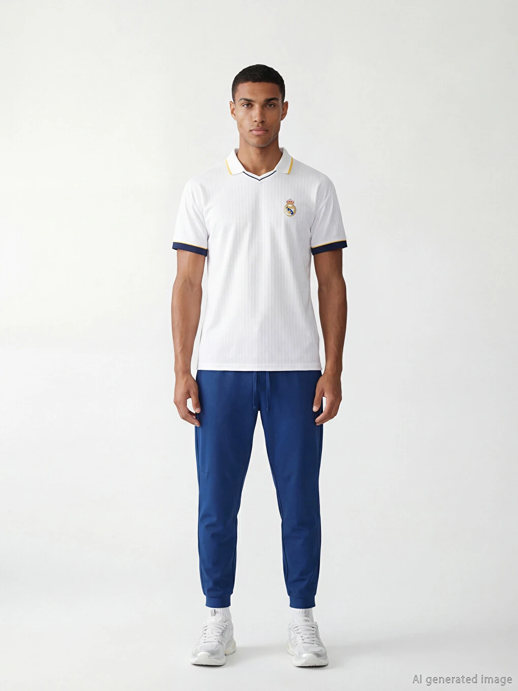 XSIDE ACTIVE Sportska Majica Polo Kragna Real Madrid Sa Vezom Za Muškarce