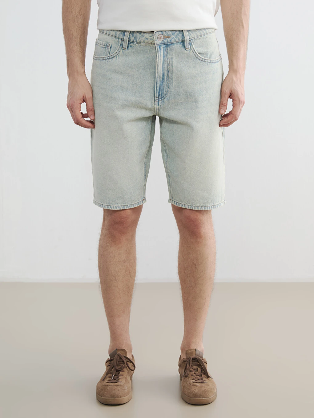 LCW Jeans Muški Teksas Šorts Regular Kroja
