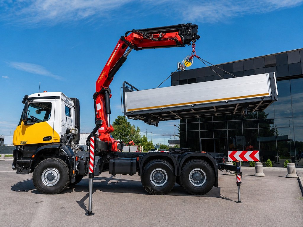 Mercedes-Benz Arocs 3345 6x6 BDF Palfinger PK 33002 EH šlep auto