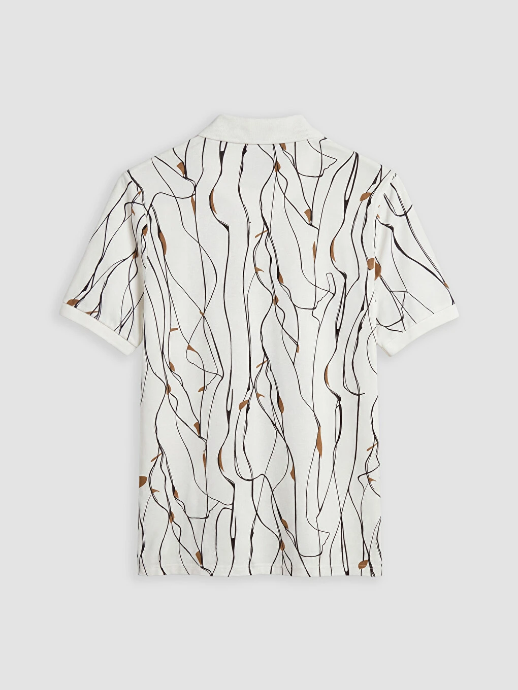 LCW Vision Slim Fit Štampana Majica Sa Polo Kragnom Od Pikea Za Muškarce