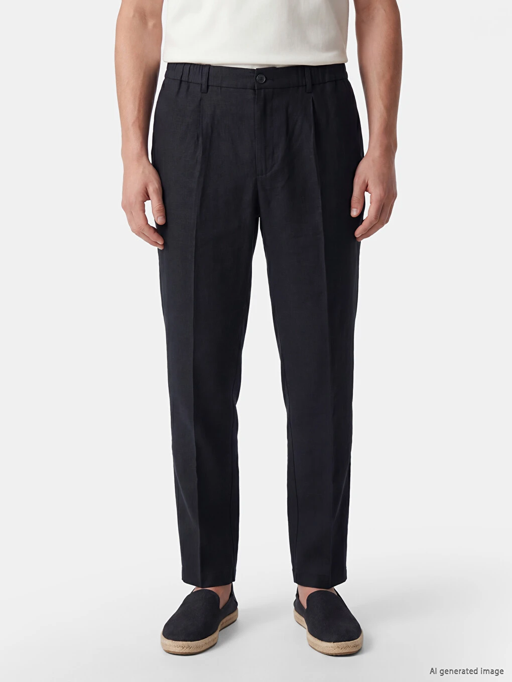 SOUTHBLUE Pantalone Sa Faltama Od 100% Lana Regular Fit Za Muškarce
