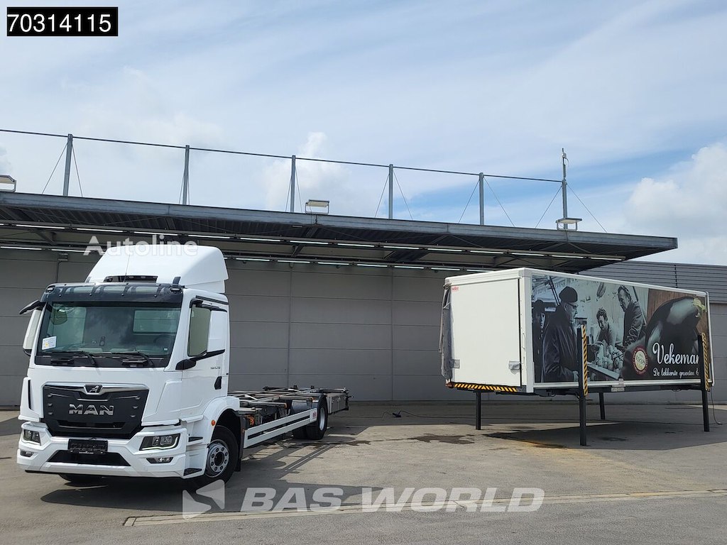 MAN TGM 15.250 4X2 42.000 kms! 15 tons marktwagen BDF Automatic Full vozilo za prevoz kontejnera