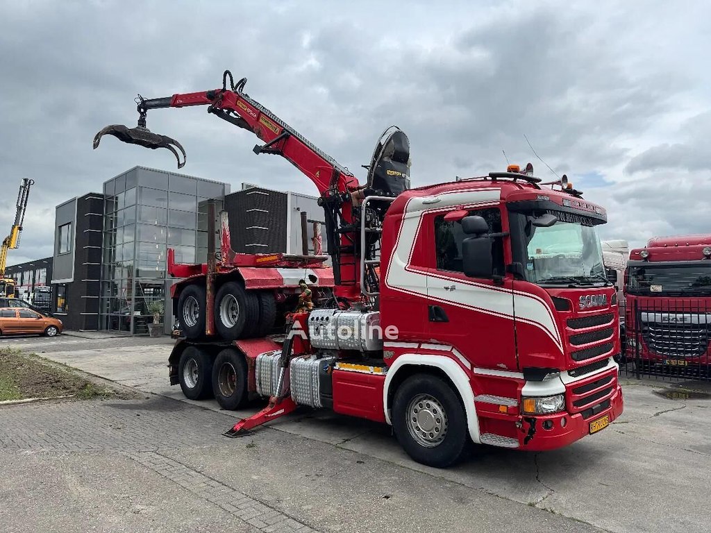 Scania R580 6X4 EPSILON S270L88 2 AXLE HANGER kamion za prevoz drva