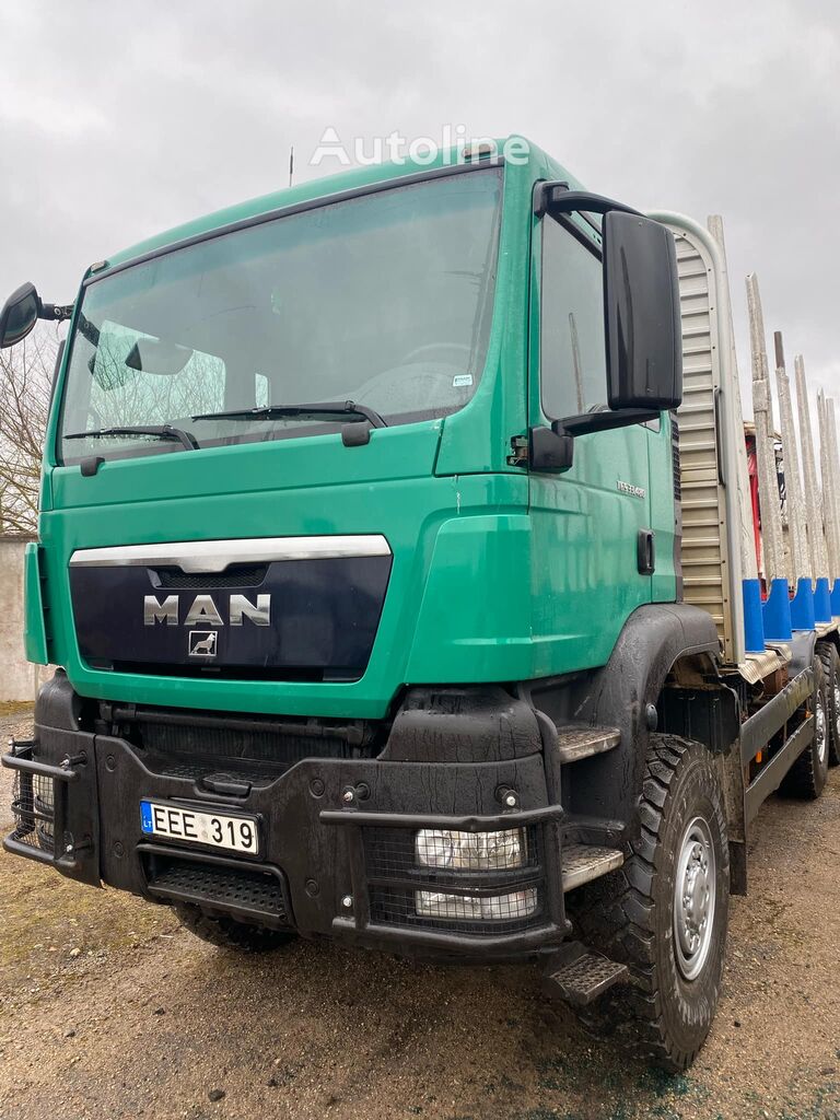MAN tgs33.480 6x6 kamion za prevoz drva