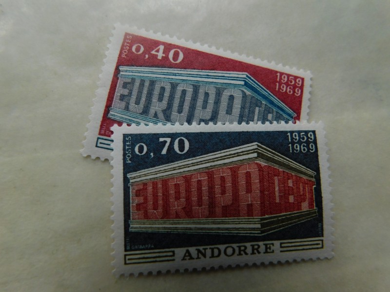 ANDORA EUROPA 1969 KOMPLET ČISTA SERIJA