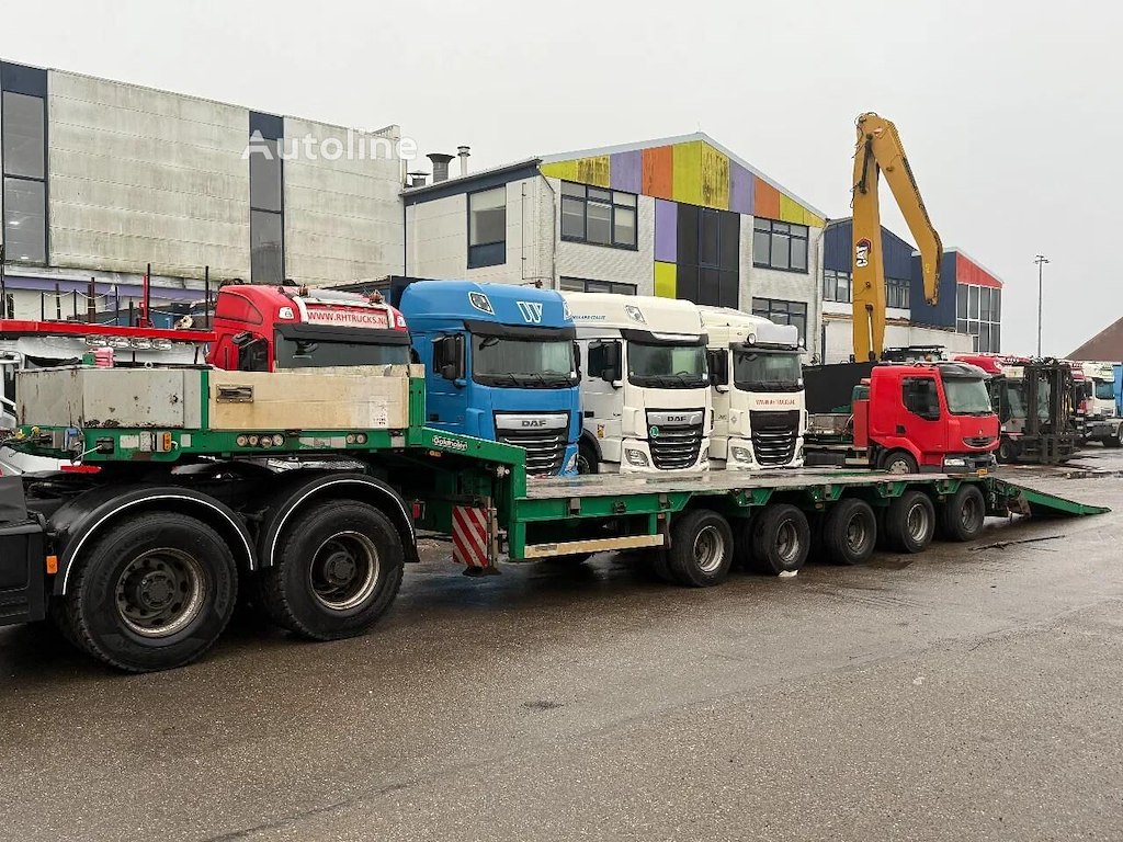 Goldhofer STZ-H5 5 ACLE, 3 AXLE FORCED STEERING, DOUBLE HYDRAULIC RAMPS, T poluprikolica sa niskom platformom