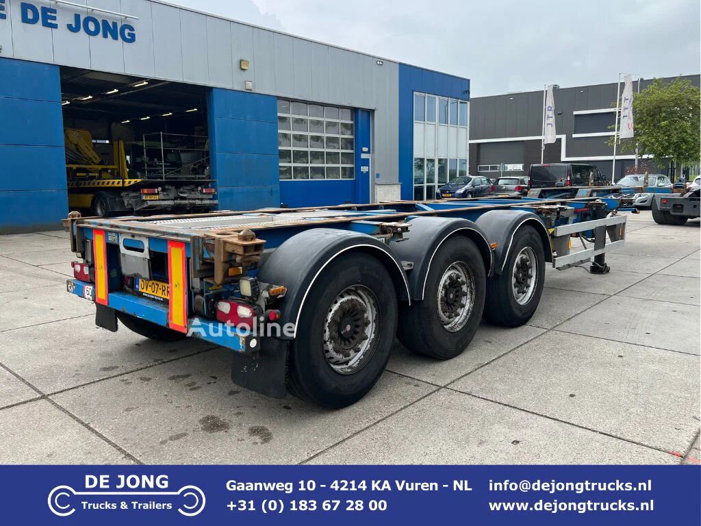 Van Hool VANHOOL 3B0070 / SAF + Disc / 1x Extendable / Lift Axle poluprikolica za prevoz kontejnera