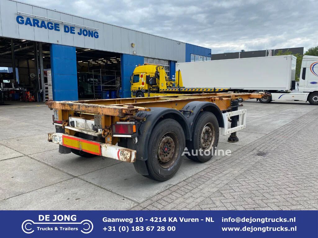 Krone SZC 18 / 20 FT / SAF + Disc poluprikolica za prevoz kontejnera