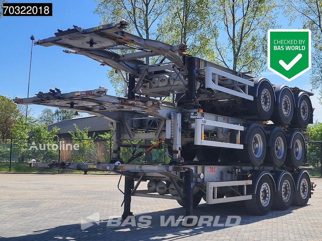 Turbos Hoet OPC-3AT-38-98SSR Stack 3pieces poluprikolica za prevoz kontejnera
