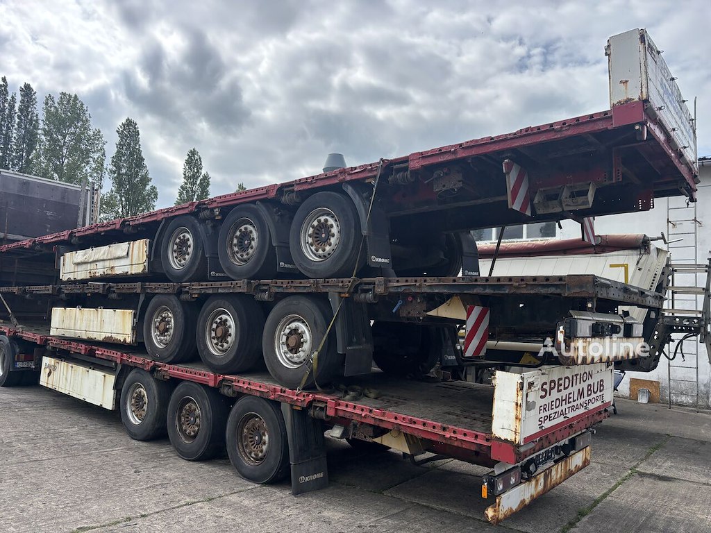 Krone mit Container Twistlock poluprikolica platforma