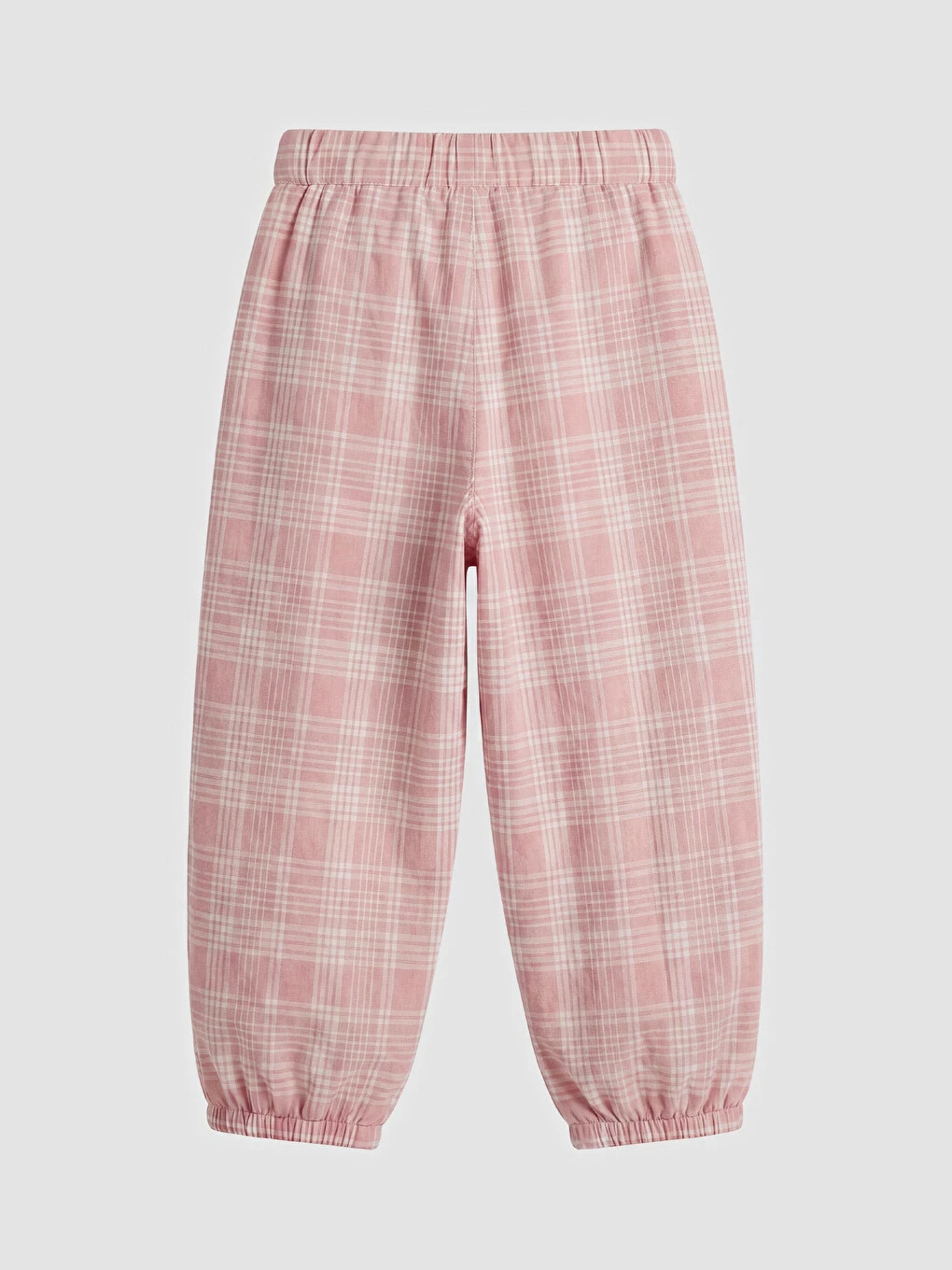 LCW Kids Elastične Karirane Pantalone Za Devojčice