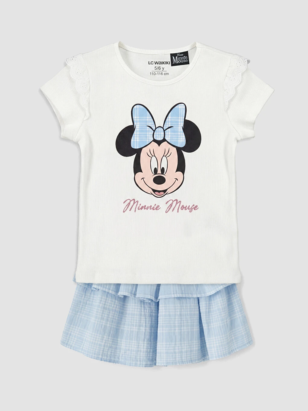 LCW Kids Minnie Mouse Štampani Komplet Za Devojčice