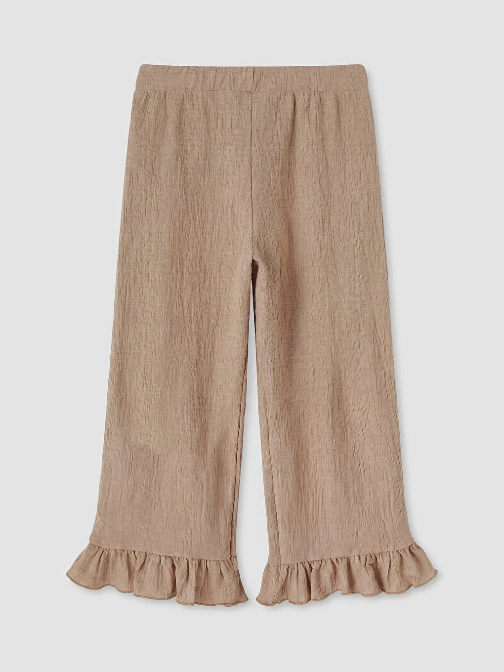 LCW Kids Nabrane Široke Pantalone Za Devojčice