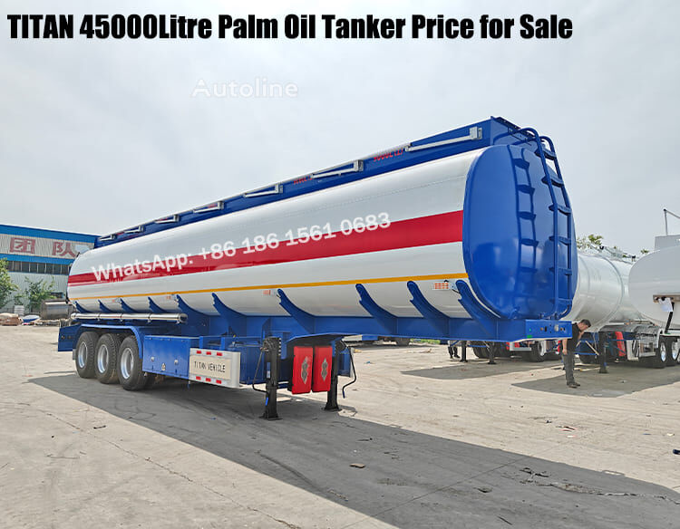 Nova Titan TITAN 45000Litre Oil Tanker Price for Sale in Uganda poluprikolica autocisterna