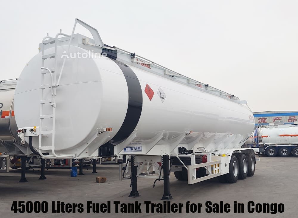 Nova Titan TITAN 45000 Liters Fuel Tank Trailer for Sale in Congo cisterna za goriva i maziva