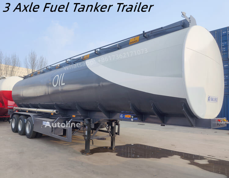 Nova 3 Axle Fuel Tanker Trailer for Sale in Sierra Leone cisterna za goriva i maziva