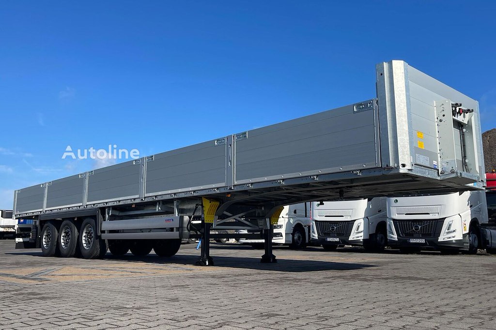 Nova Schmitz Cargobull SCB poluprikolica sa ravnom platformom