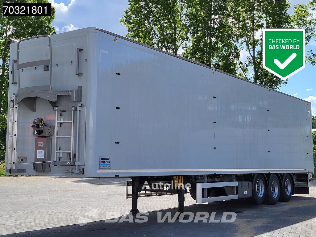 Knapen Trailers K100 Lift Axle 10mm 92m3 poluprikolica sa pokretnim podom