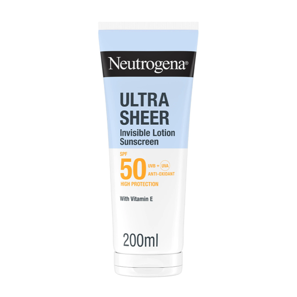 Ultra Sheer SPF50 Invisible Lotion Sunscreen 200ml