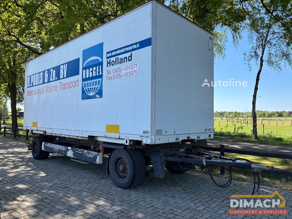 Krone AZ Air suspension - trailer swap system + BDF enclosed box furni prikolica za kontejnere