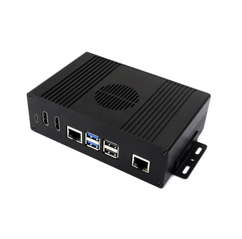RaspberryPi 5 kućište metalno nadgradno (sa dodatnim LAN priključkom)