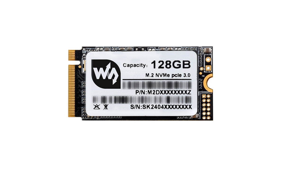 RaspberryPi 5 M.2 NVME 2242 128GB SSD