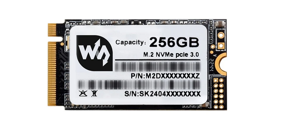 RaspberryPi 5 M.2 NVME 2242 256GB SSD