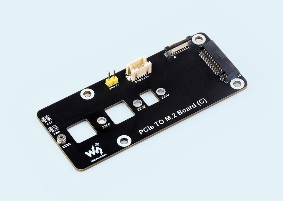 RaspberryPi 5 PCIe na M.2 adapter (C)