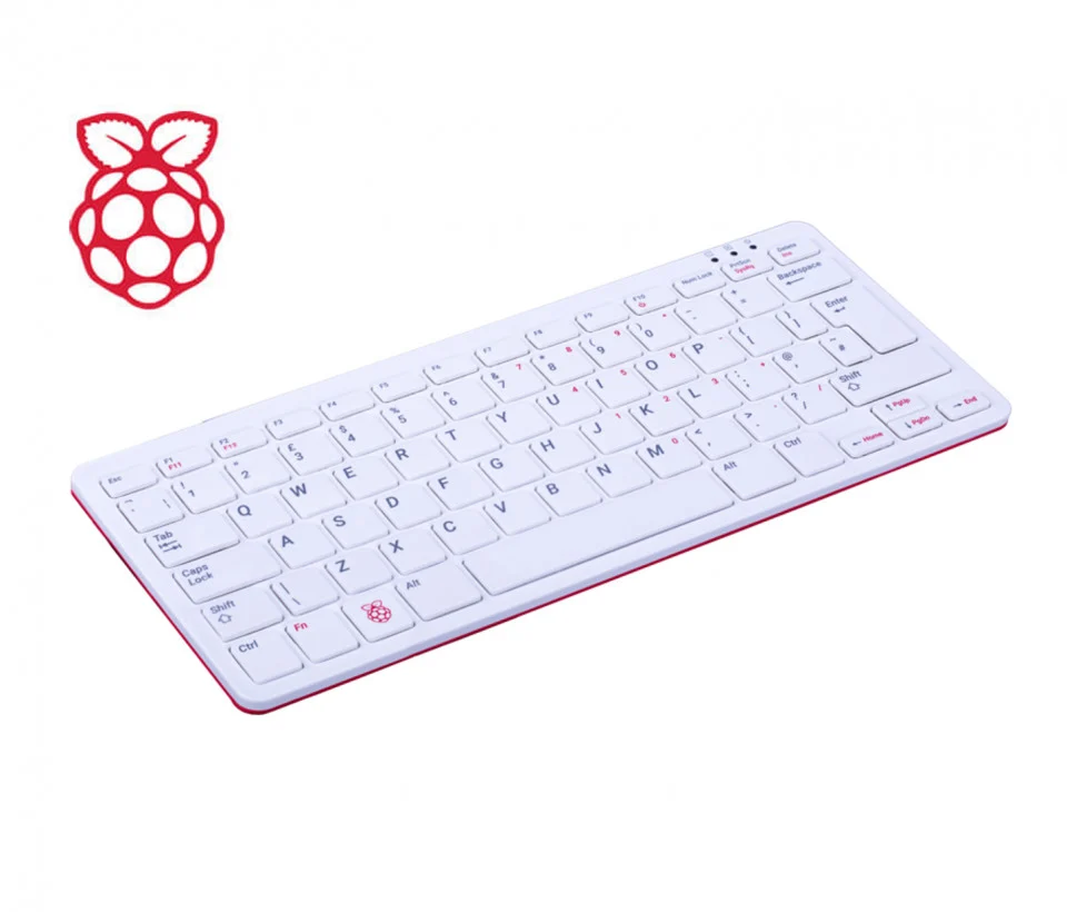 RaspberryPi tastatura US USB belo-crvena