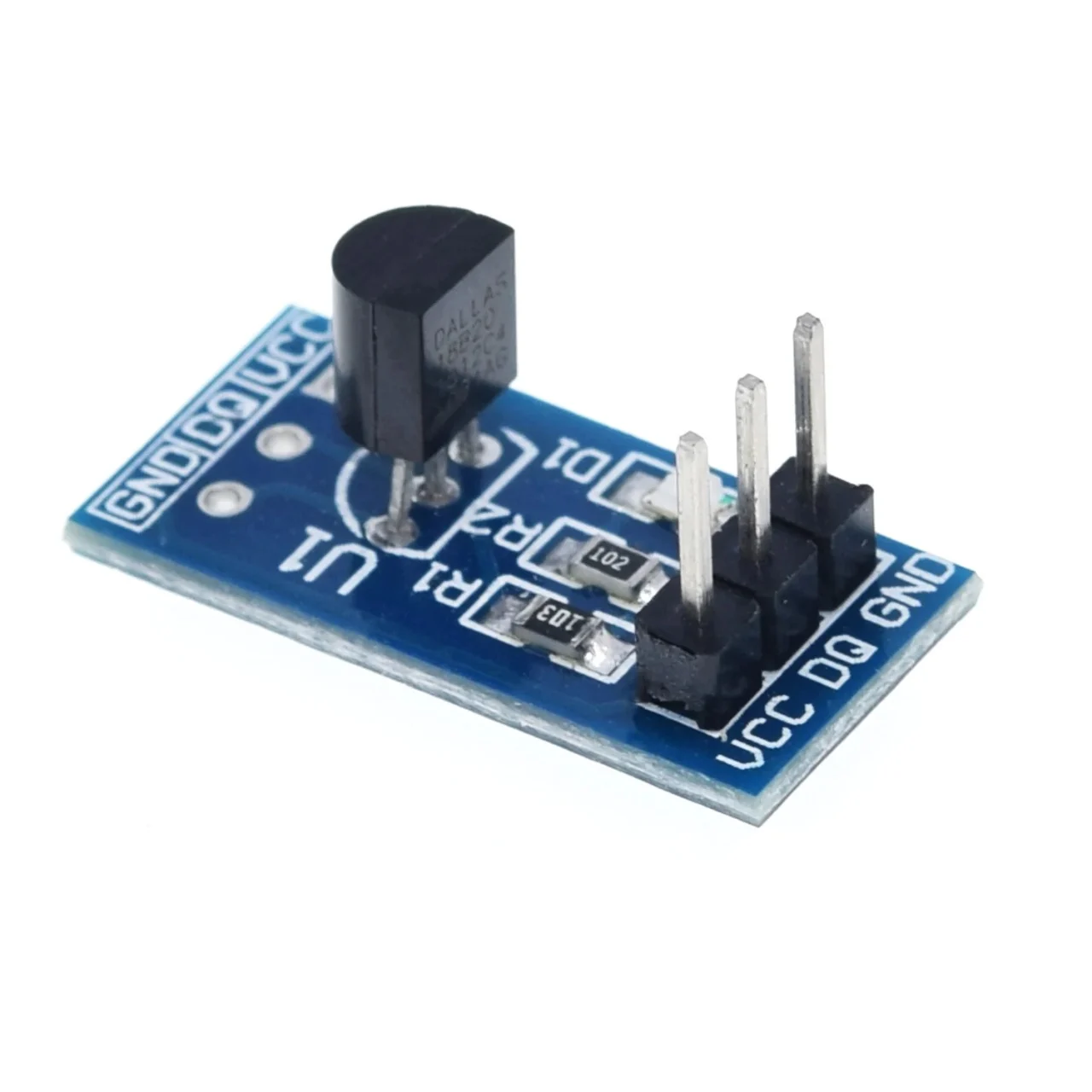 DS18B20 Digitalni Senzor Temperature Modul 1-Wire za Arduino i Raspberry Pi - sa Pull-up Otpornikom