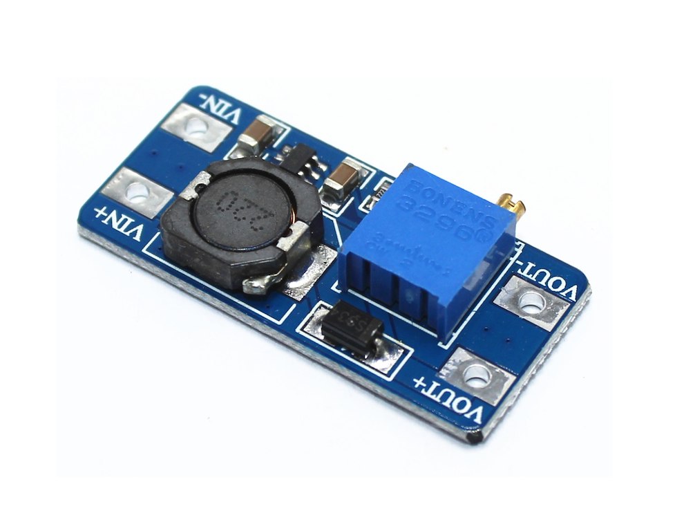 MT3608 DC-DC Step-Up Boost Konvertor - Modul za Podizanje Napona Podesivi 2V-28V 2A